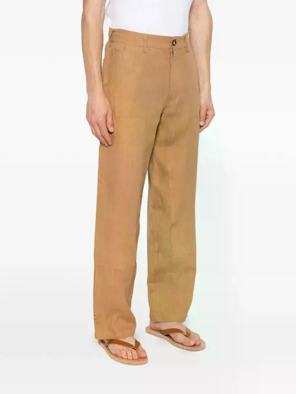 AMARANTO Belt-loop Trousers