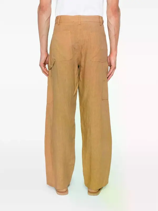 AMARANTO Belt-loop Trousers