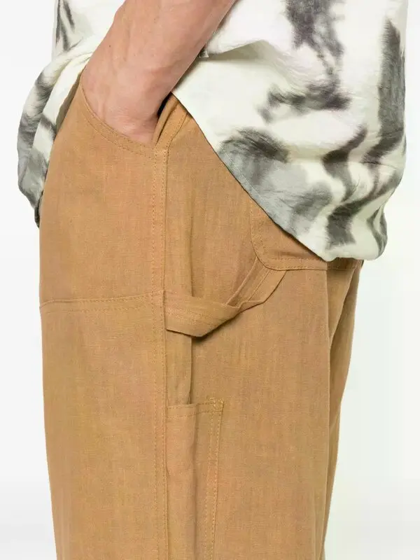 AMARANTO Belt-loop Trousers