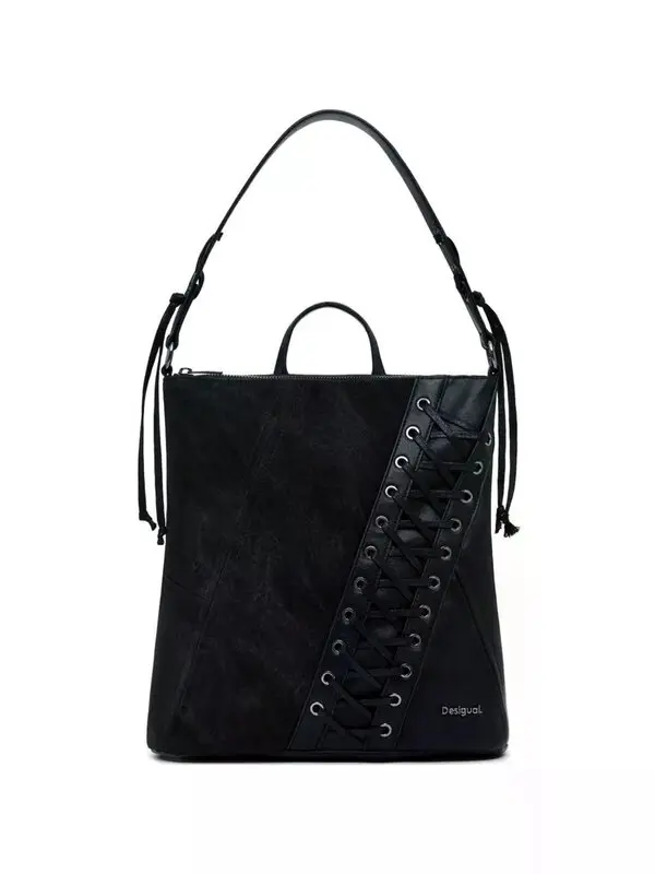 Desigual Lace-up Panel Backpack