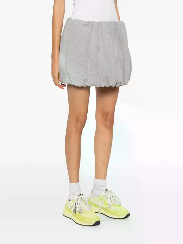 DUNST Bubble-hem Mini Skirt - Grey
