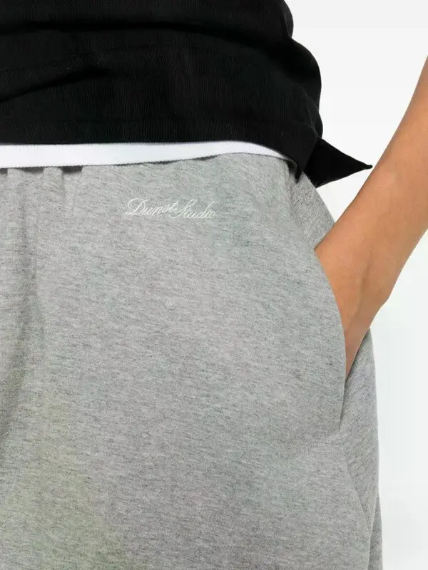 DUNST Bubble-hem Mini Skirt - Grey