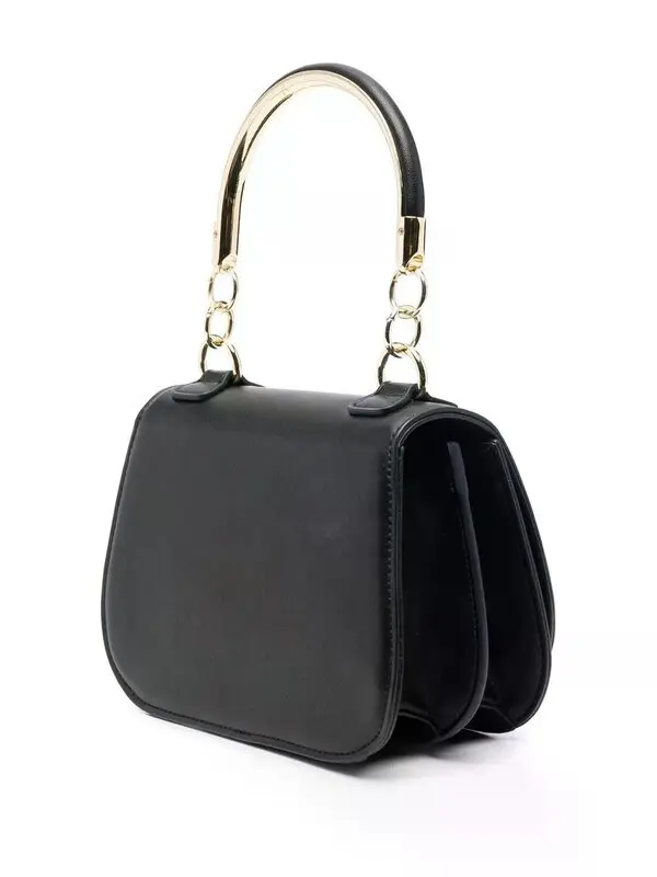Moschino Logo Plaque Top Handle Bag