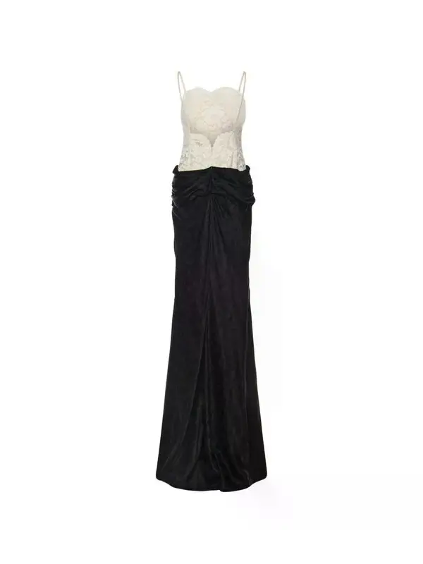 For Love & Lemons Karissa Lace Maxi Dress