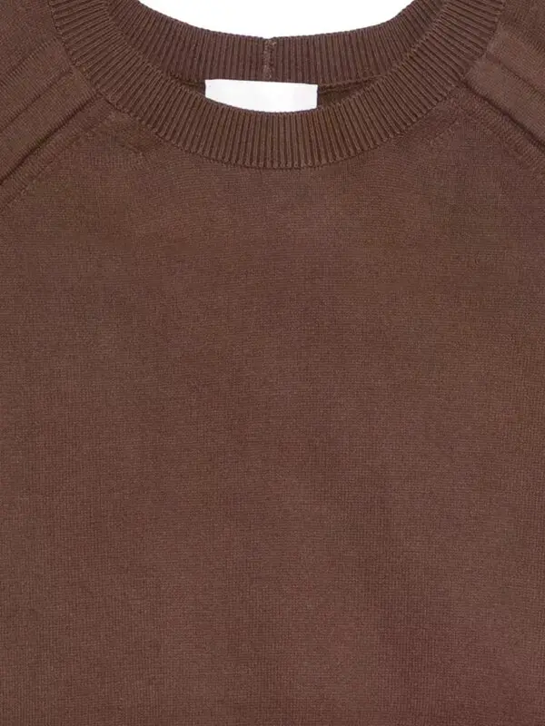 NUDE Ribbed-trim Short-sleeve Top