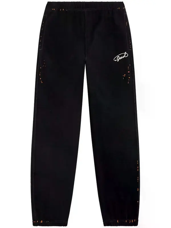 DIESEL® P-marky-pock Cotton Track Pants - Black