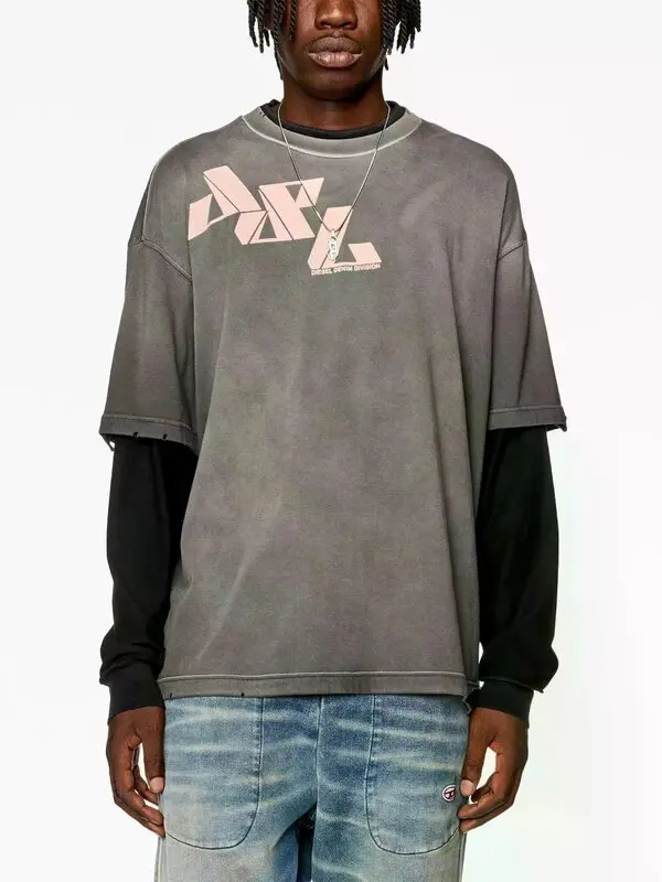 DIESEL® T-wasy-ls Layered T-shirt