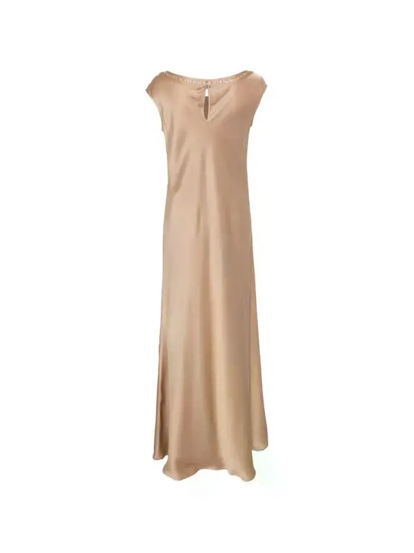 Antonelli Firenze Maxwell Sequin-embellished Maxi Dress - Neutrals