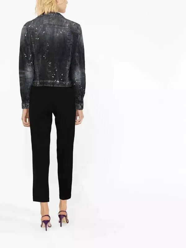 Dsquared2 Distressed Denim Jacket