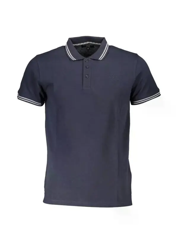 Roberto Cavalli Tipped-collar Polo Shirt - Blue