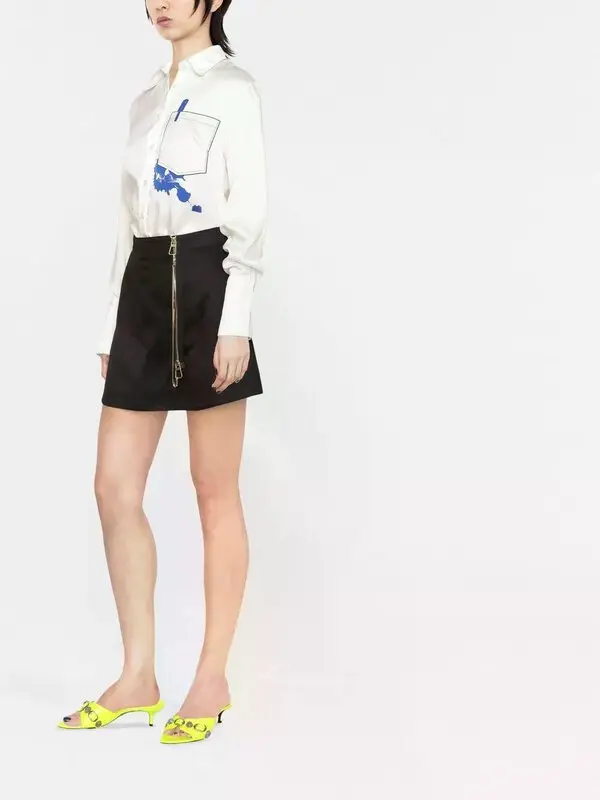 AZ FACTORY Zip Mini Skirt