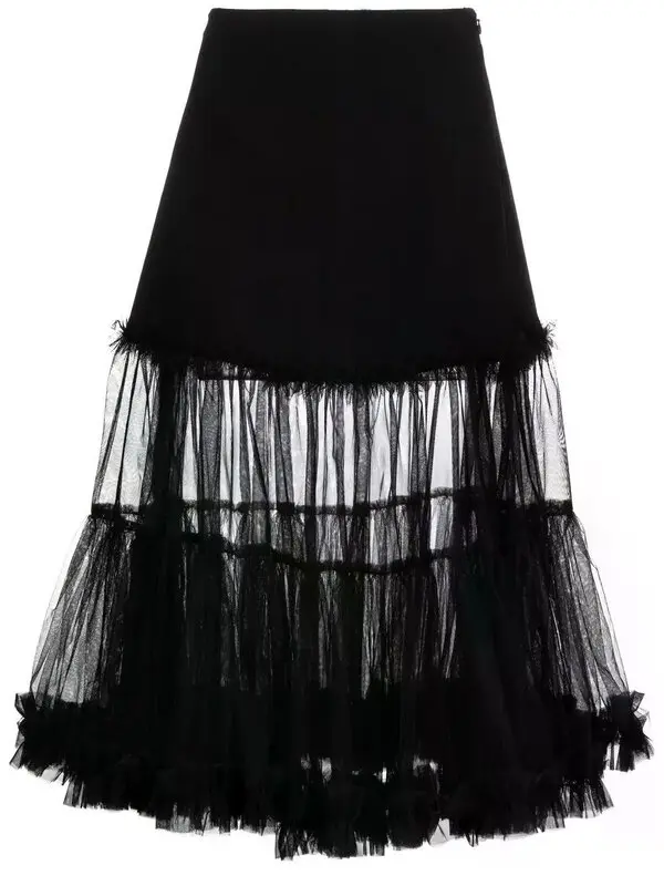 Viktor & Rolf Panelled Tulle Skirt