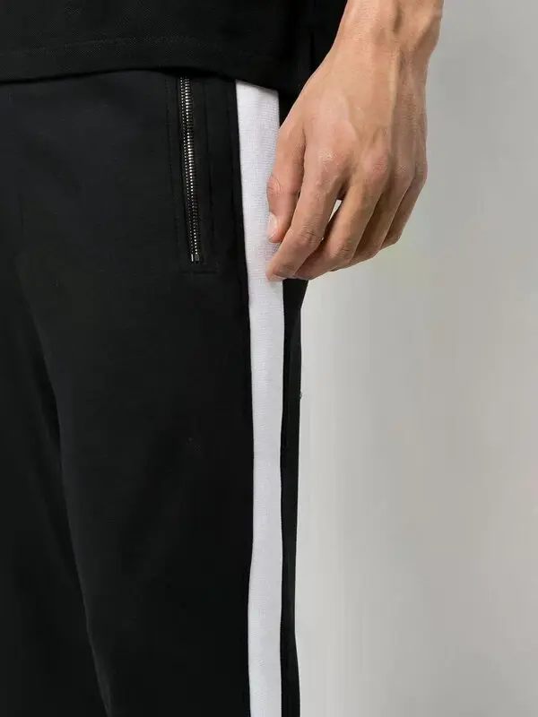 Neil Barrett Cropped Cotton Track Pants