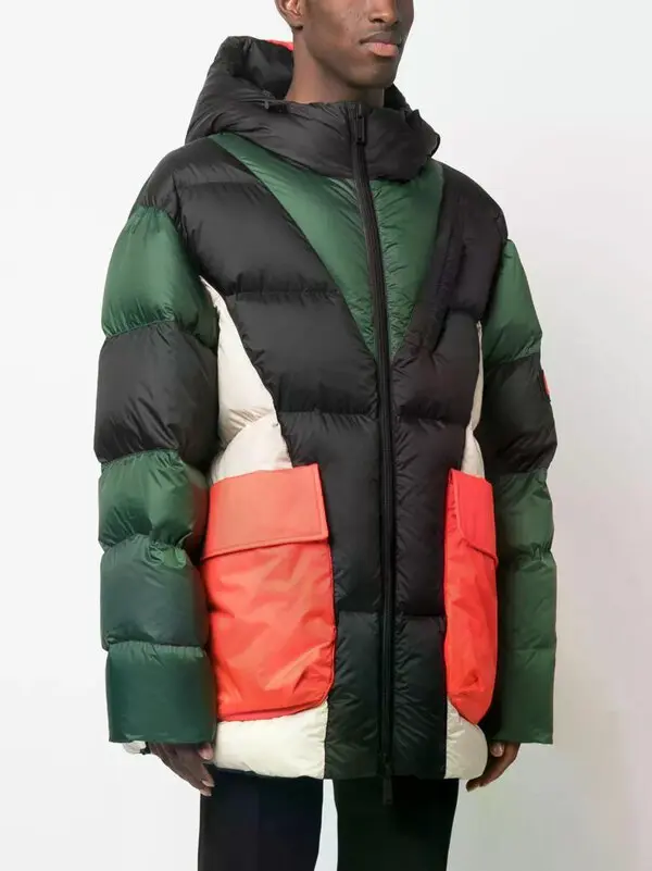 Dsquared2 Colour-block Panelled Down Jacket