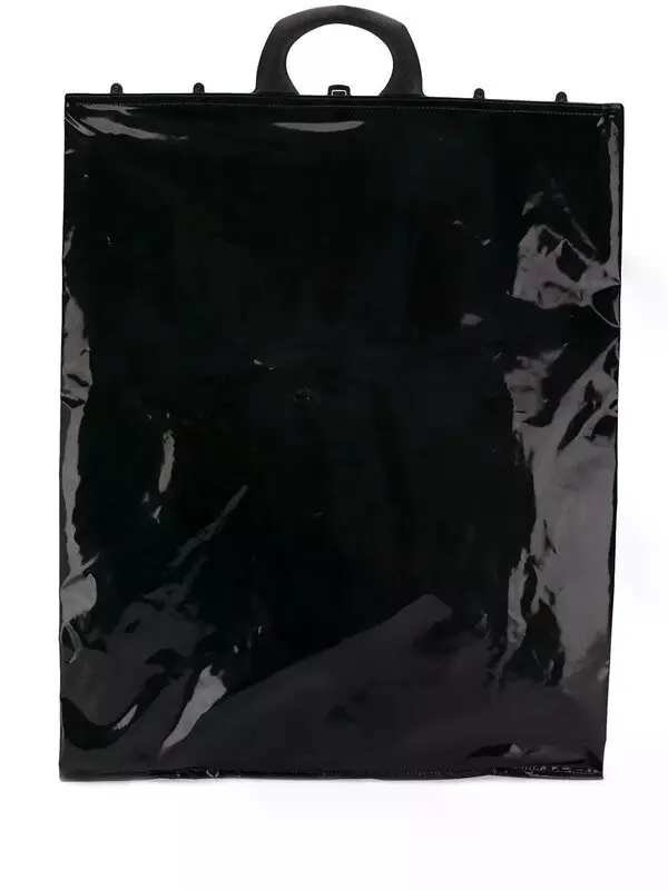 MAISON MARGIELA Glossed Tote Bag - Black