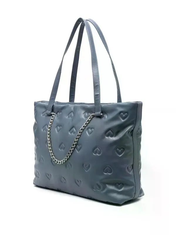 Moschino Chain-detail Logo Lettering Tote Bag