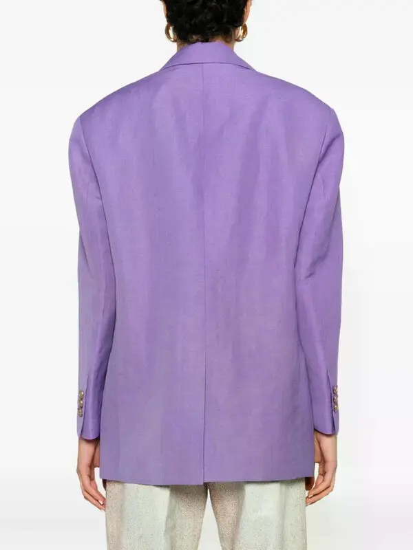 Versace Peak-lapel Single-breasted Blazer