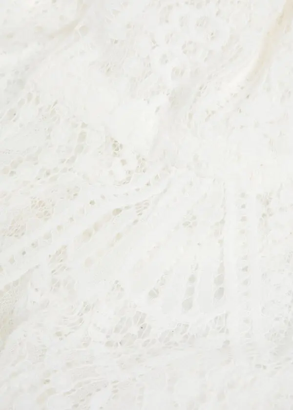 Melissa Odabash Naia Lace Cover-up Mini Dress