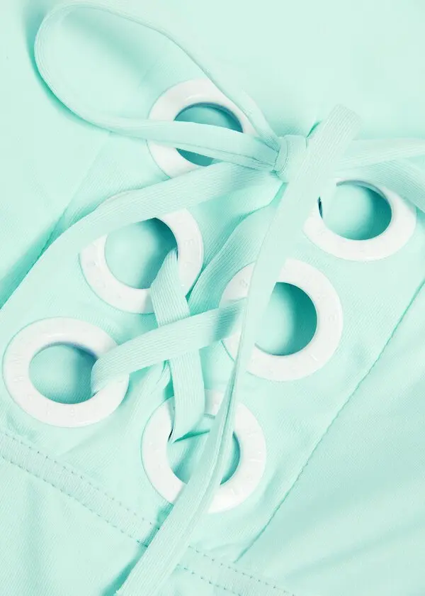 Melissa Odabash London Lace-up Swimsuit - Mint