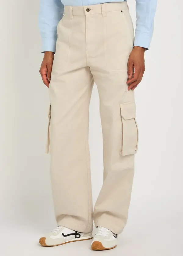 Loewe Straight-leg Cotton Cargo Trousers