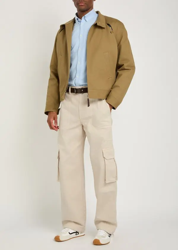 Loewe Straight-leg Cotton Cargo Trousers