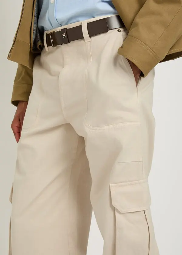 Loewe Straight-leg Cotton Cargo Trousers