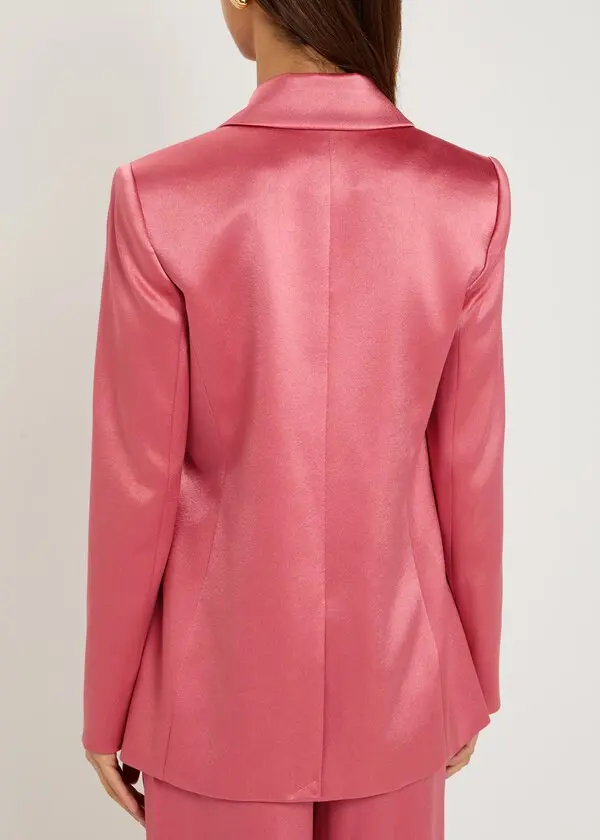 Alice + Olivia Billie Satin Blazer