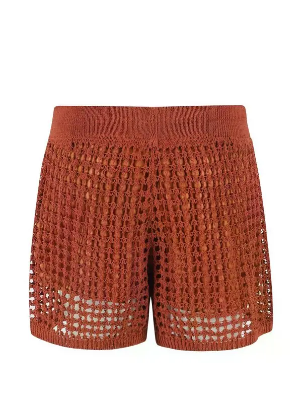 ROBERTO COLLINA Open-knit Drawstring Shorts
