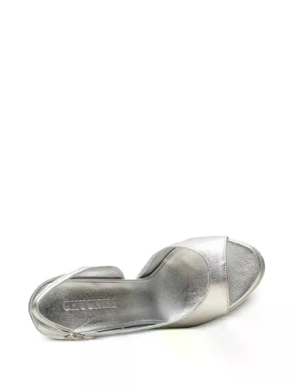 CHUCKIES Metallic Platform Sandals