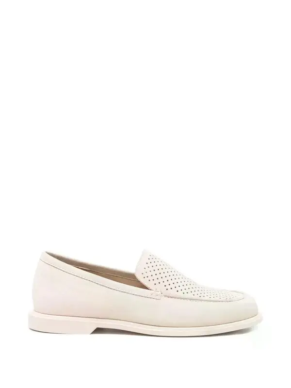 SERGIO MORETTI FIRENZE Laser-cut Loafers - Neutrals