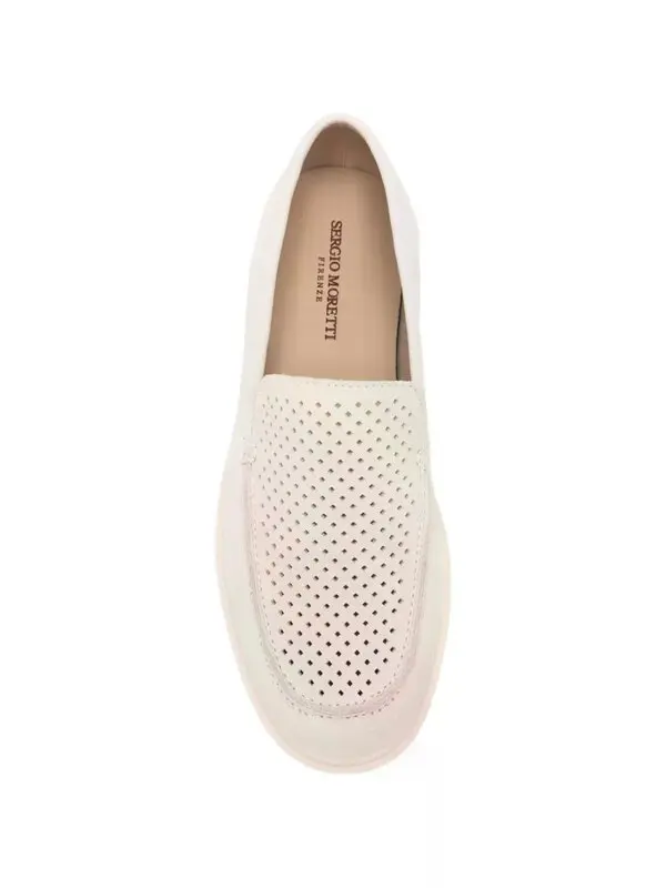 SERGIO MORETTI FIRENZE Laser-cut Loafers