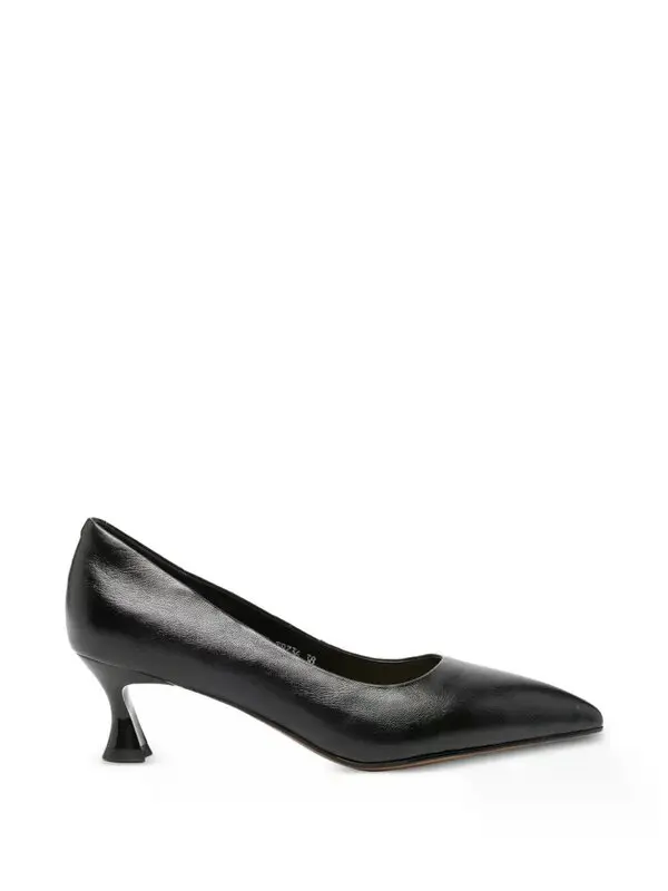 SERGIO MORETTI FIRENZE Pointed-toe Hourglass-heel Pumps - Black