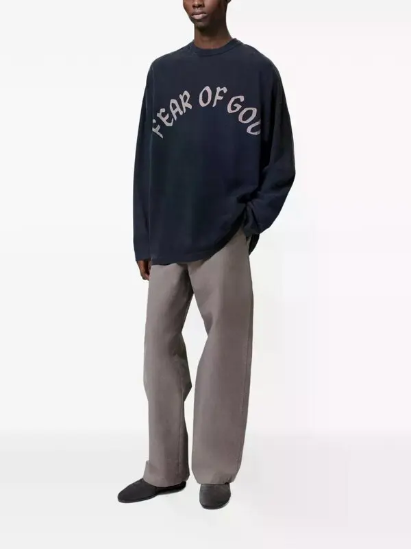 Fear Of God Logo-print Long-sleeved T-shirt