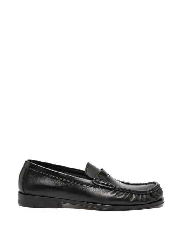 HENDERSON BARACCO Hugo Leather Loafers - Black