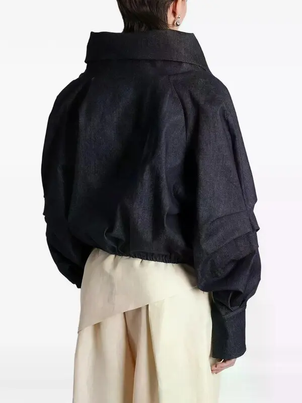 BATAKOVIC Funnel Neck Denim Jacket
