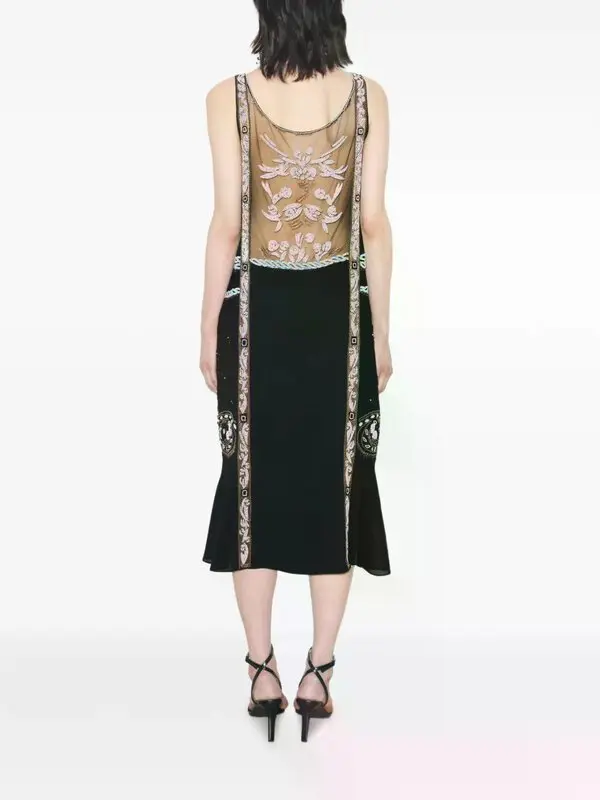 Tory Burch Embellished Mesh Dress