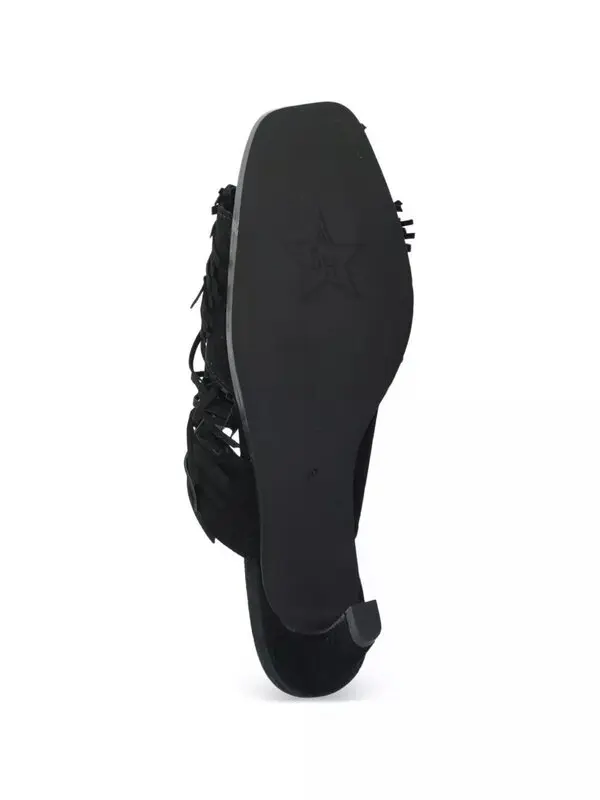 Ash Quincy Mules With Fringe Detail