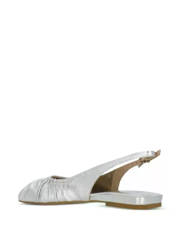 Ash Bibi Ballet Flats - Silver