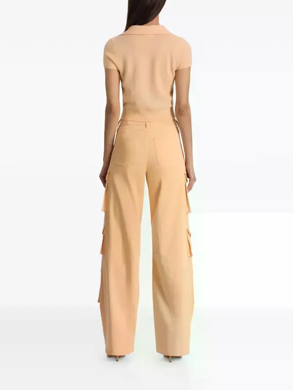 Alice + Olivia Andi Polo-collar T-shirt