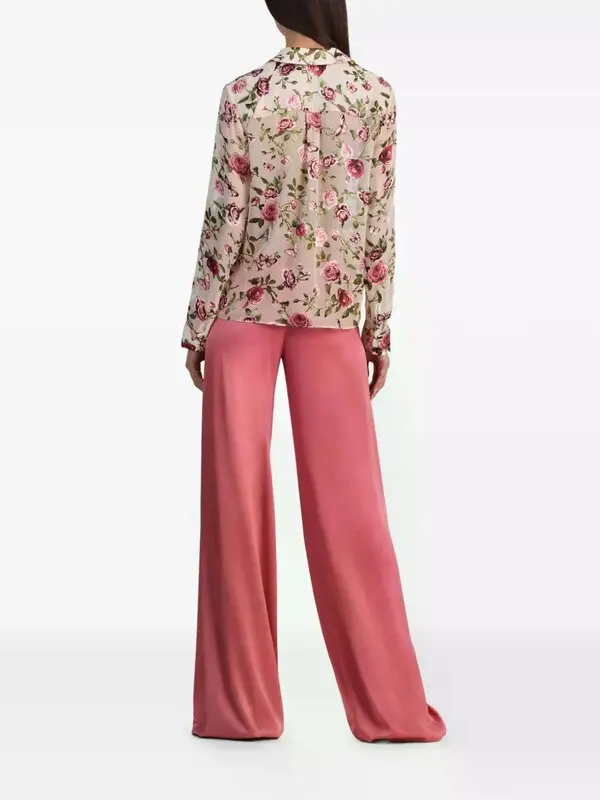 Alice + Olivia Eloise Floral Embroidery Shirt