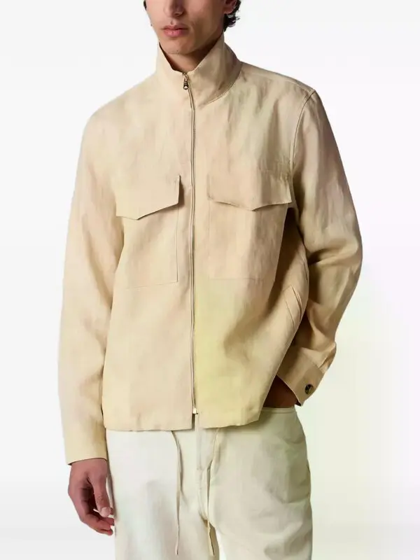 Paul Smith Zip-up Jacket With Drawstring Hem