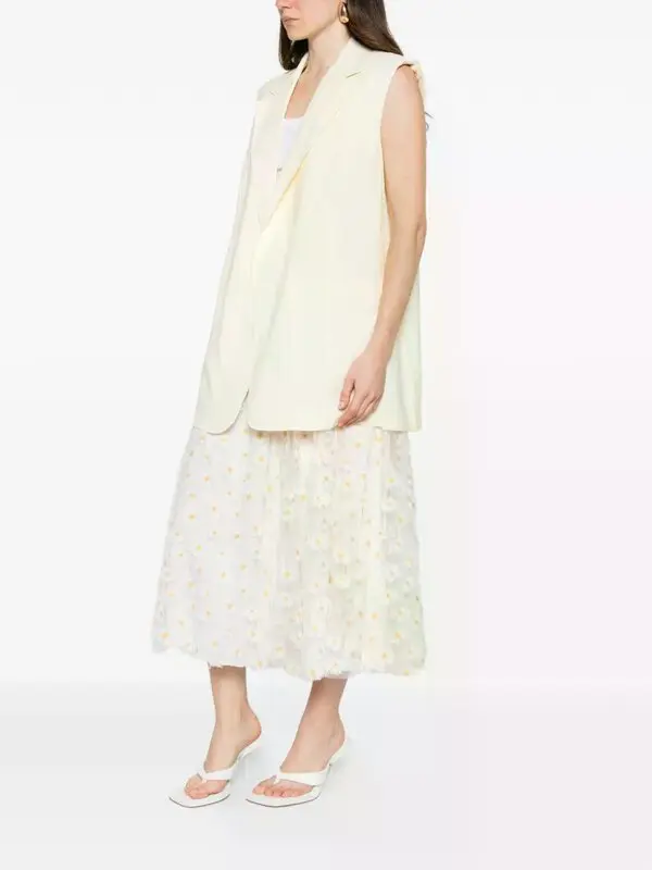 Sportmax Oversized Gilet - Neutrals