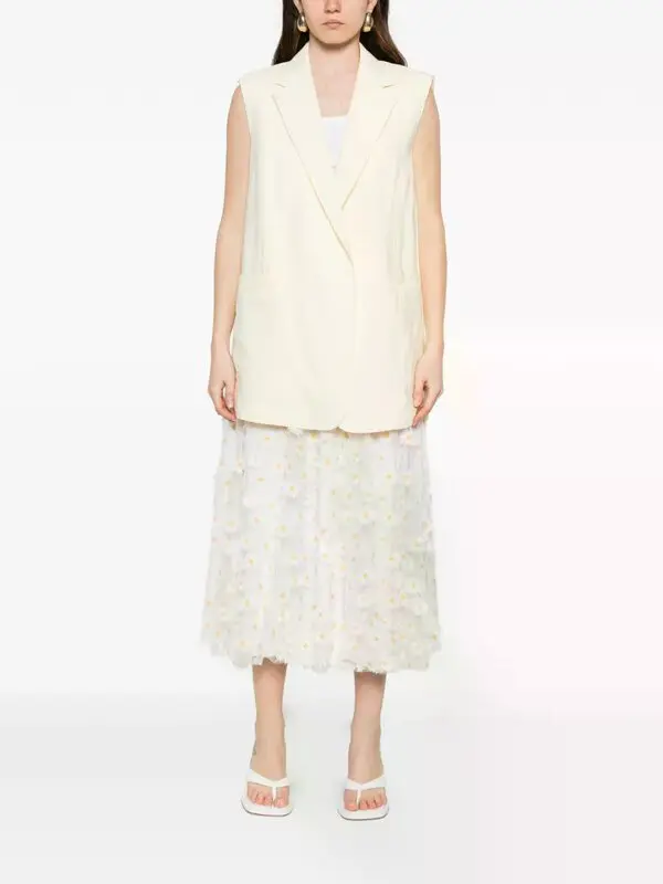 Sportmax Oversized Gilet - Neutrals