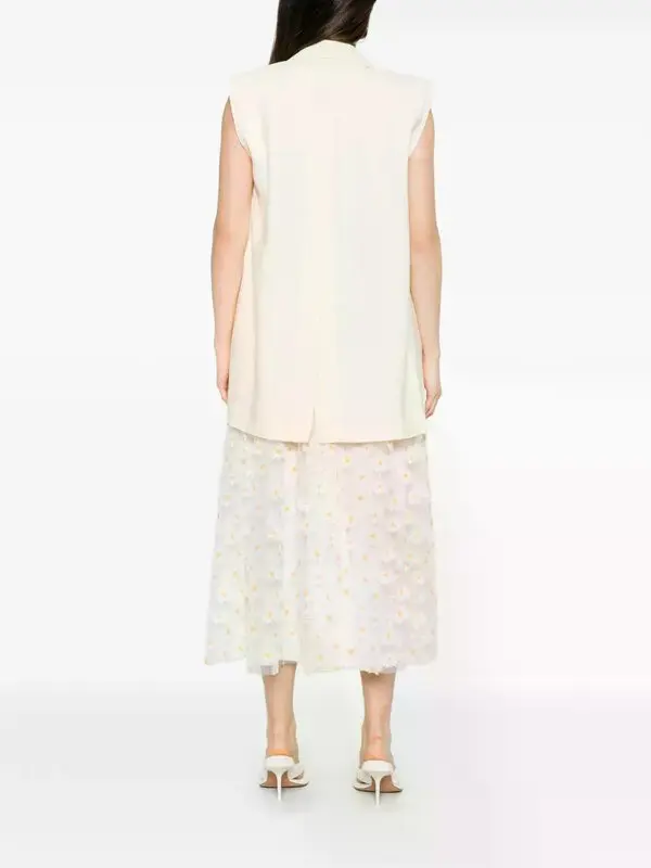 Sportmax Oversized Gilet - Neutrals