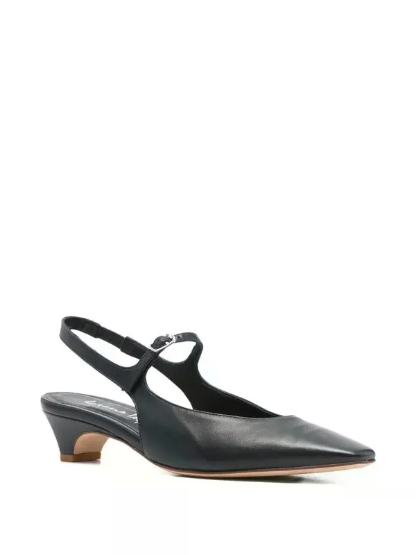 LORENA PAGGI Pointed-toe Slingback Pumps