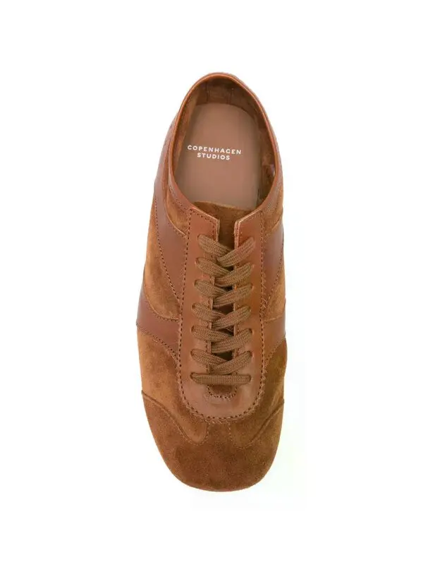 SUMMERY COPENHAGEN Panelled Leather Sneakers