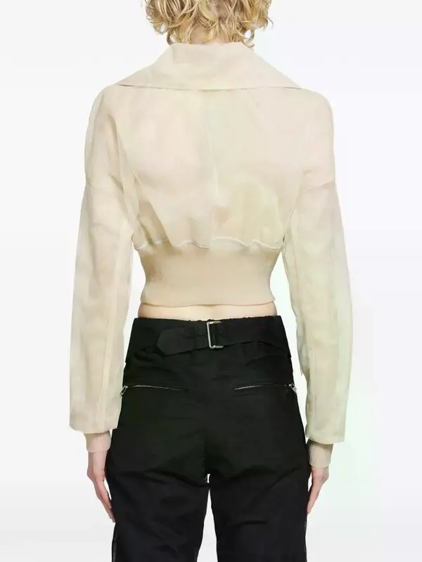 Rick Owens Dracucollar Jacket - Neutrals