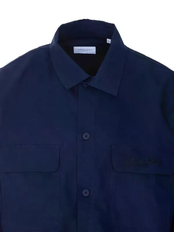 FAMILY FIRST Logo-embroidered Chest-pocket Jacket