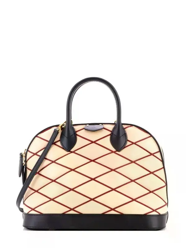 LOUIS VUITTON Alma Handbag Malletage Leather Pm Tote Bag