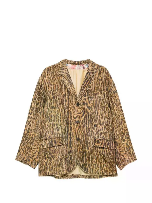 Visvim Bowen Leopard-print Blazer